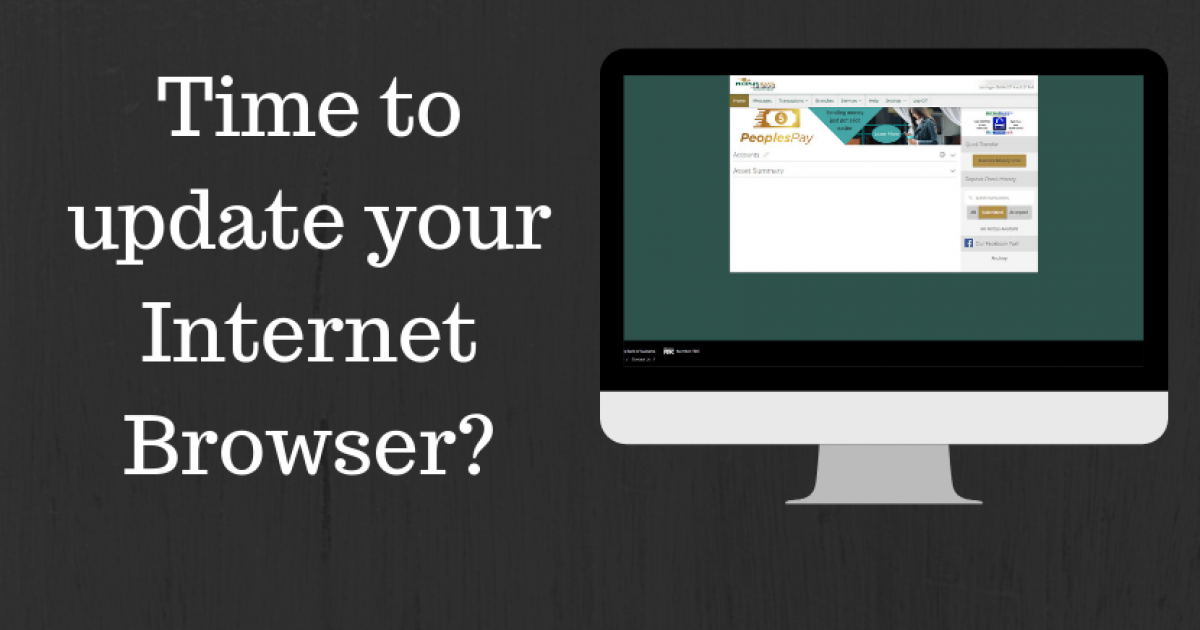 Be Protected and Update Your Internet Browser | Peoples Bank of Alabama